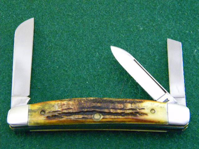 Case XX SS USA 6 Dot (1984) 2nd Cut Stag 53052 Congress Whittler Knife