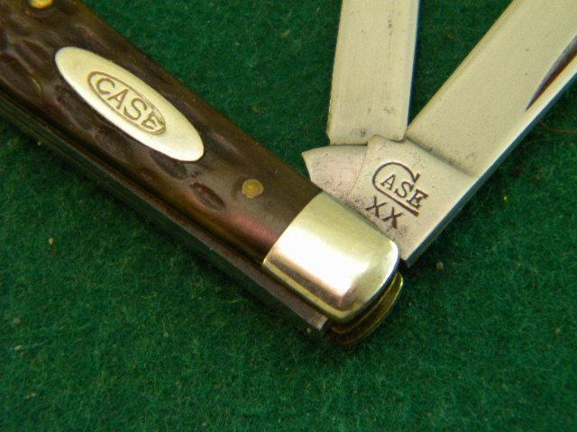 Rare Case XX (Circle C Tested Era) 6229 1/2 Green Bone Tadpole Knife C ...