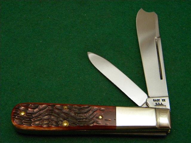 Case XX USA 9 Dot (1971) Bone 6205R One Arm Razor Knife