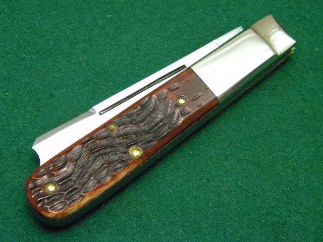 Case XX USA 9 Dot (1971) Bone 6205R One Arm Razor Knife
