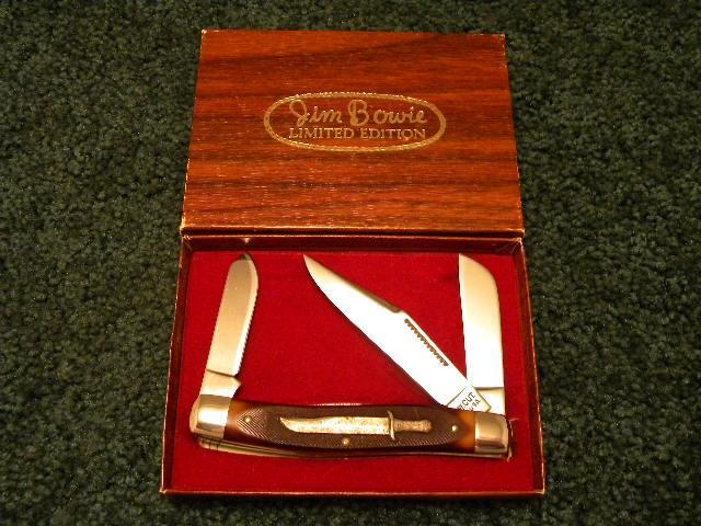 Schrade Walden Cut. JB1 USA Jim Bowie Commemorative Stockman Knife - NIB