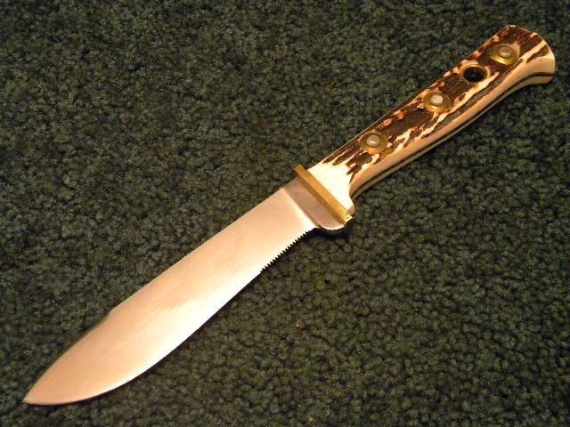 Puma Germany Stag 6378 Puma - Outdoor Sheath Knife c.1982