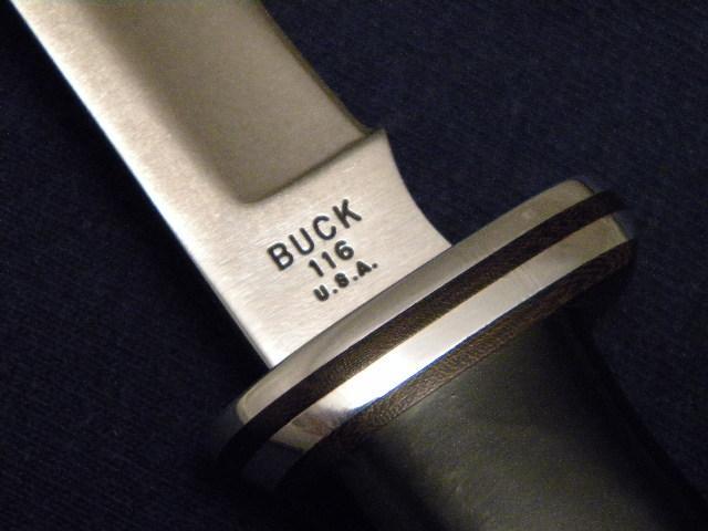 Buck 116 USA Black Caper Hunting Sheath Knife Pre 1986 - NIB