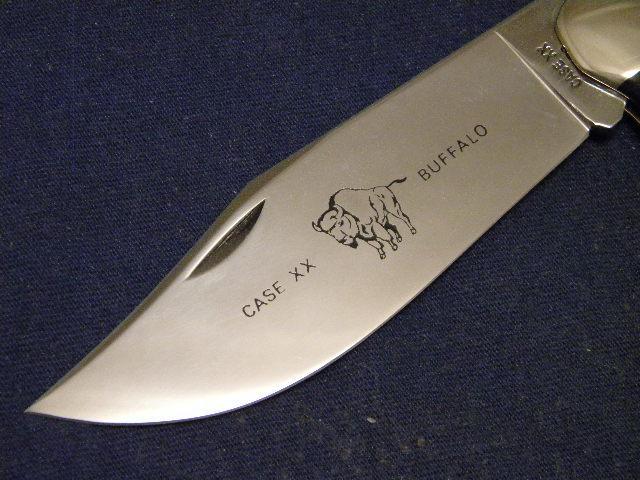 Case XX USA 1965-69 Wood P172 Buffalo Clasp Knife