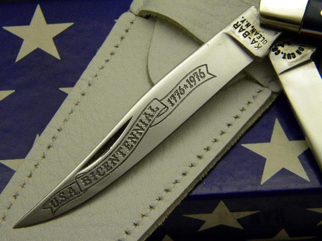 Ka-Bar Olean NY 1976 USA Bicentennial Trapper Knife - NIB