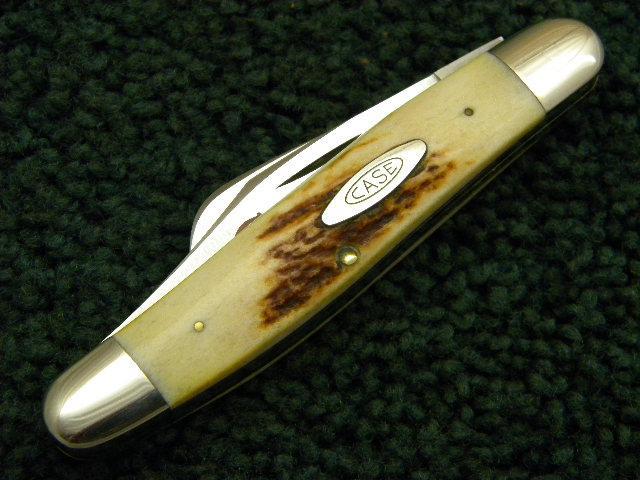 Case XX Stainless USA 2 Dot (1978) Stag 5347 HP SSP Red Etch Stockman ...