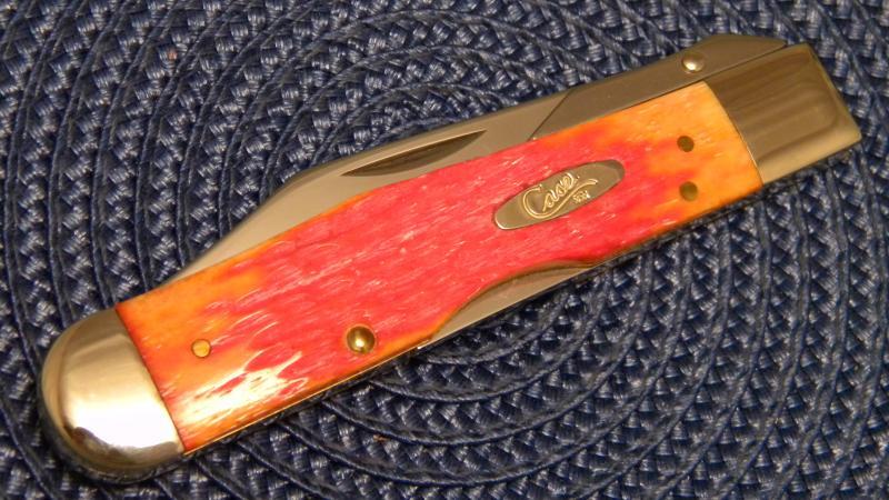Case XX USA 2002 Indian Paintbrush Bone 6111 1/2L SS Cheetah Knife - NIB