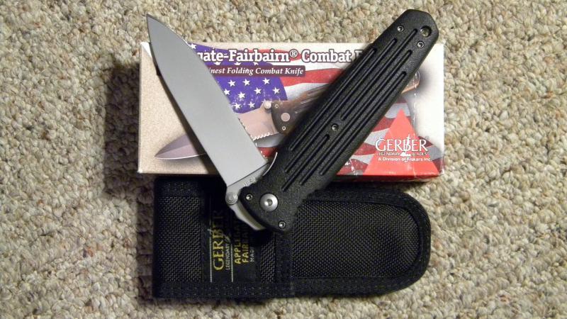 Gerber USA Model 05790 Applegate Fairbairn Combat Folding Knife and ...