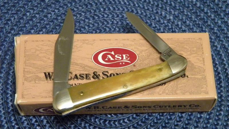 Case XX USA 4 Dot (1996) Smooth Bone 62109X SS Baby Copperhead Knife - NIB