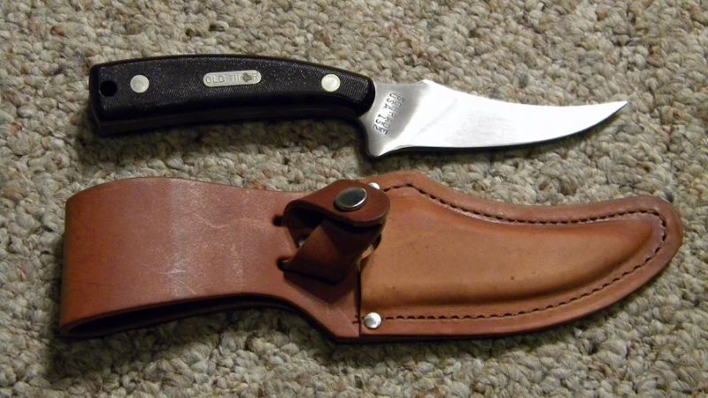 Schrade USA 152OT Old Timer Sharpfinger Fixed Blade Sheath Knife