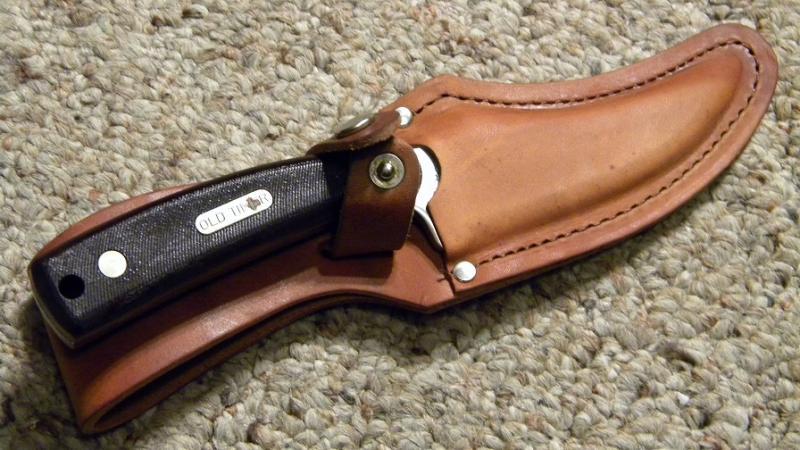 Schrade USA 152OT Old Timer Sharpfinger Fixed Blade Sheath Knife