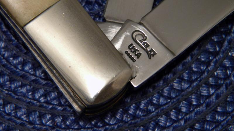 Case XX USA 1995 Stag 52005 RAZ SS One Arm Razor Knife