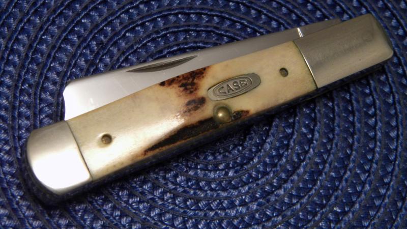 Case XX USA 1995 Stag 52005 RAZ SS One Arm Razor Knife