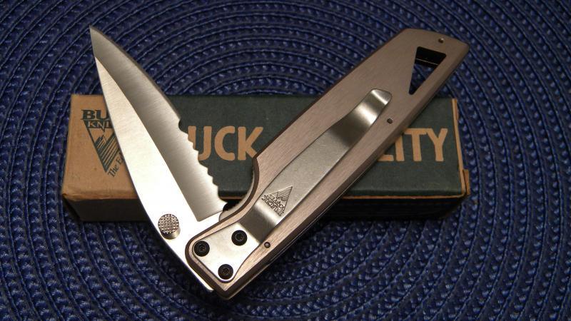 Buck 175 USA B175-FX-0 Lightning II Tactical Linerlock Knife c.2000 - NIB