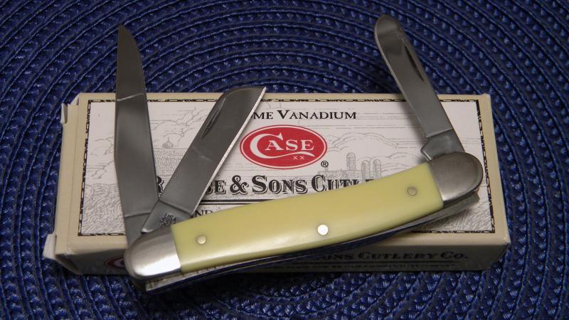Case XX USA 2008 Yellow 3318 CV Stockman Knife - NIB