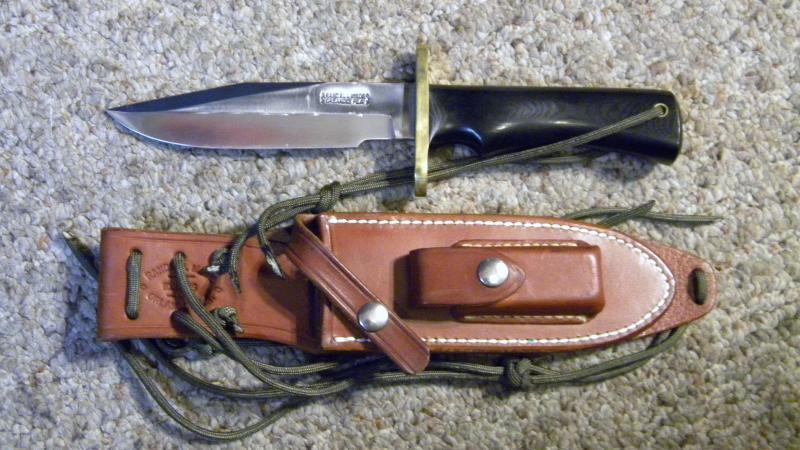 Randall Model 15 "Airman" Micarta Fixed Blade Sheath Knife