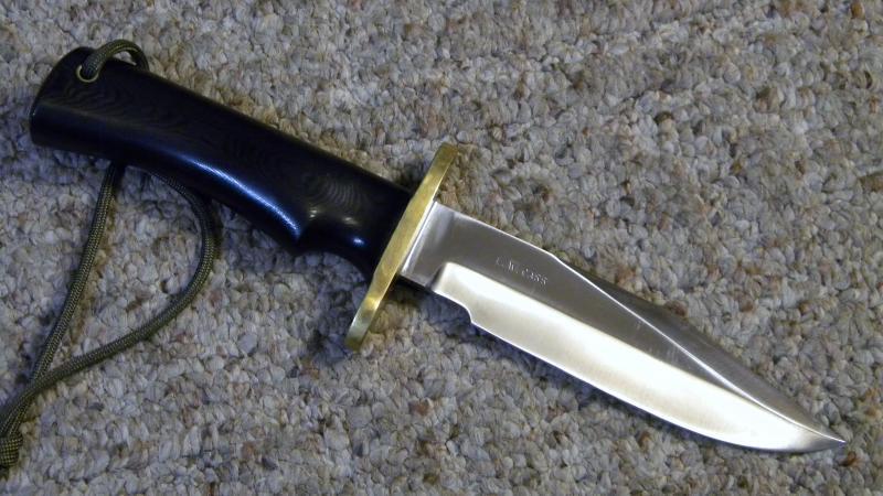 Randall Model 15 "Airman" Micarta Fixed Blade Sheath Knife