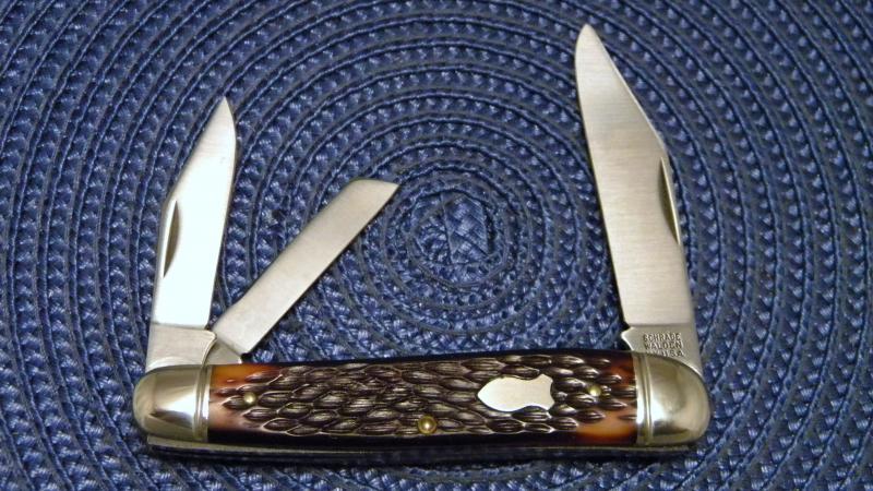 Schrade Walden NY USA 804 Delrin Whittler Knife in Tube