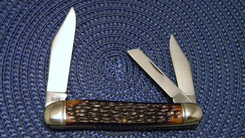 Schrade Walden NY USA 804 Delrin Whittler Knife in Tube