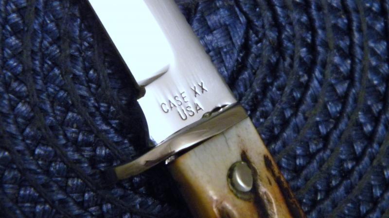 Case XX USA 1965-69 Stag M5F Fixed Blade Sheath Knife