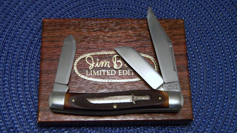 Schrade Walden Cut. JB1 USA Jim Bowie Commemorative Stockman Knife - NIB