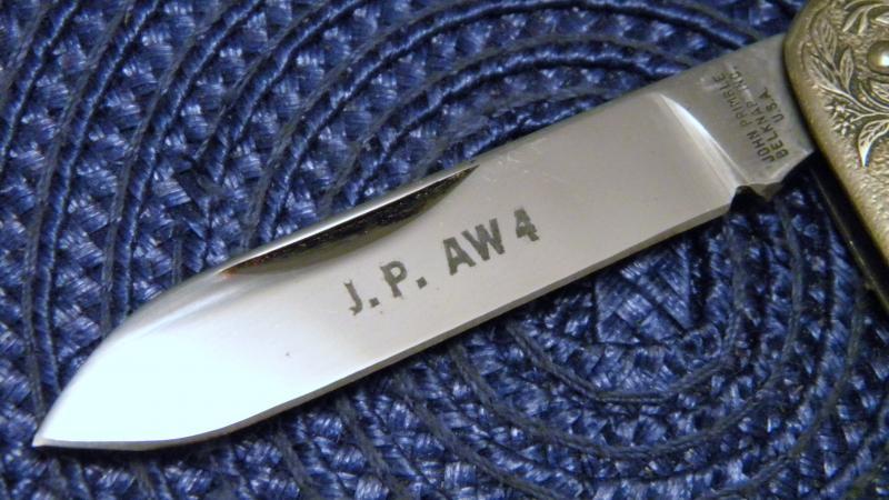John Primble Belknap Inc. USA J-P-AW4 American Wildlife Series Knife - NIB