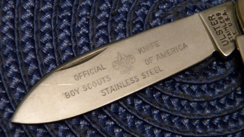 Ulster Stainless NY USA Delrin BSA Official Boy Scout Knife
