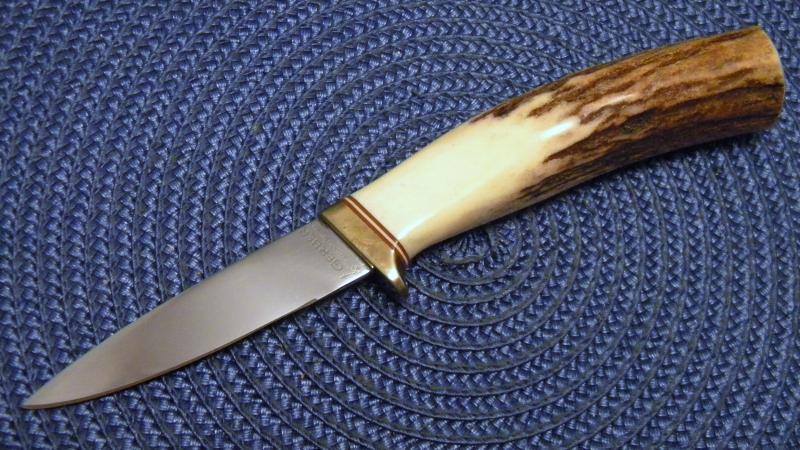 Gerber Portland ORE USA Stag Model C300A Fixed Blade Sheath Knife