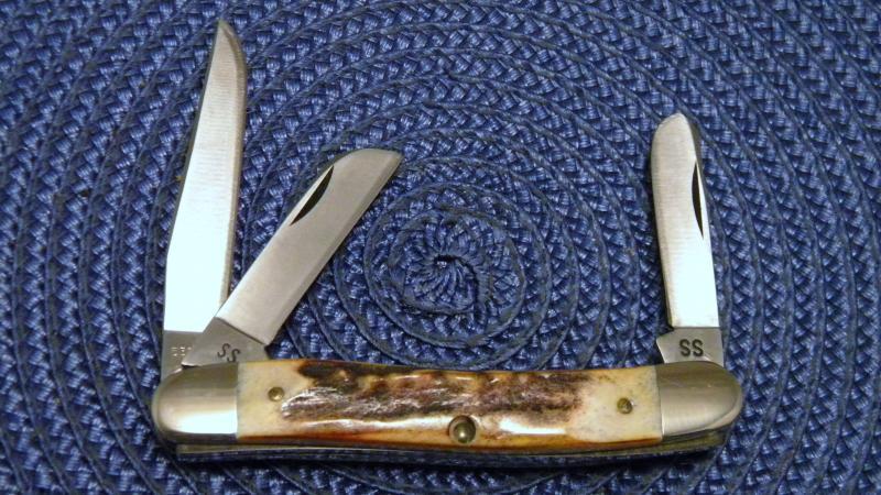 Case XX SS USA 5318 HP SSP 10 Dot (1980) 75th Anniversary Stag Stockman ...