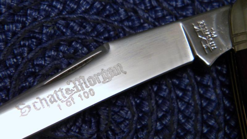 Schatt & Morgan Titusville PA. 2006 Red Bone 042125 1 of 100 Muskrat Knife