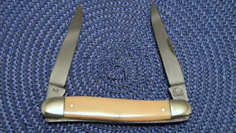 Carl Schlieper Solingen Germany German Eye Yellow Muskrat Knife