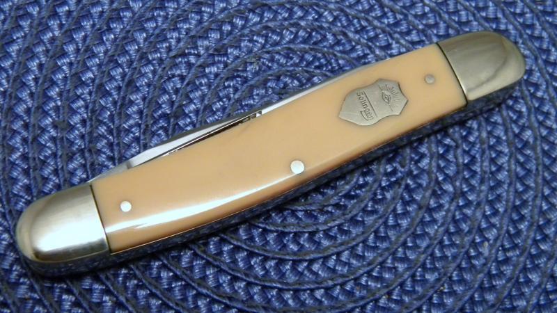 Carl Schlieper Solingen Germany German Eye Yellow Muskrat Knife