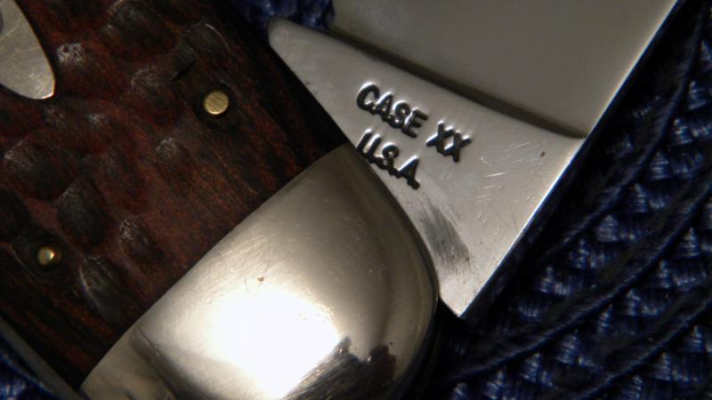 Case XX USA 1965-69 Laminated Wood 6250 Elephant Toe Knife