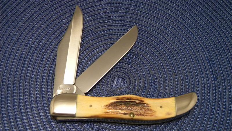 Case XX Stainless USA 3 Dot (1977) Stag 5265 SAB SSP Blue Scroll ...