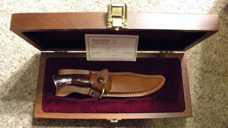 Westmark USA (Western) 702 Wood Fixed Blade Camping/Hunting Sheath ...