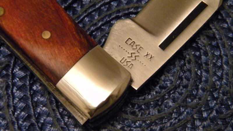 Case XX SS USA 9 Dot (1981) Wood P1051 1/2 LSSP Mossberg Lockback Knife