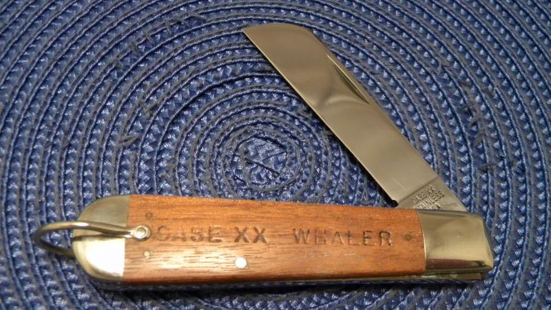 Case XX Stainless USA 3 Dot (1977) Wood 1199 SH R Case XX Whaler Knife