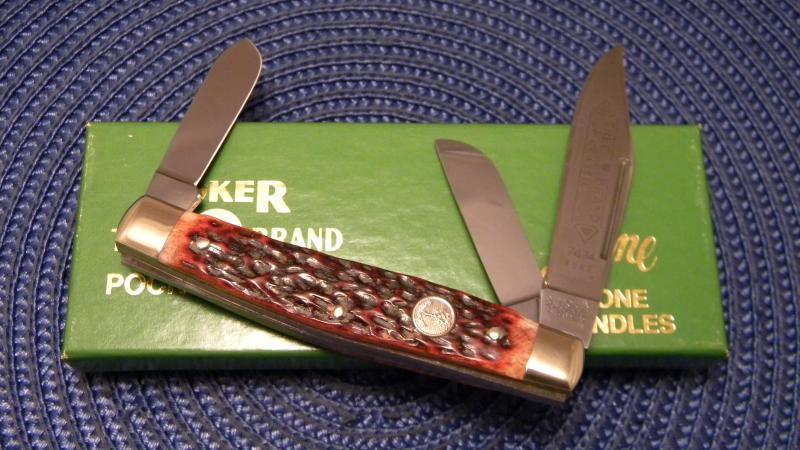 Boker Solingen Germany Tree Brand Classic Bone 7474 Stockman Knife c ...