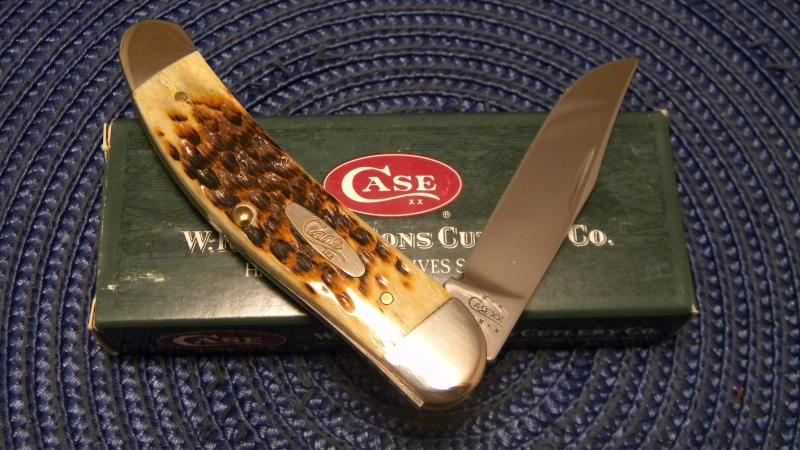 Case XX USA 2002 Antique Bone TB6139 SS Tony Bose 1 Blade Sowbelly ...