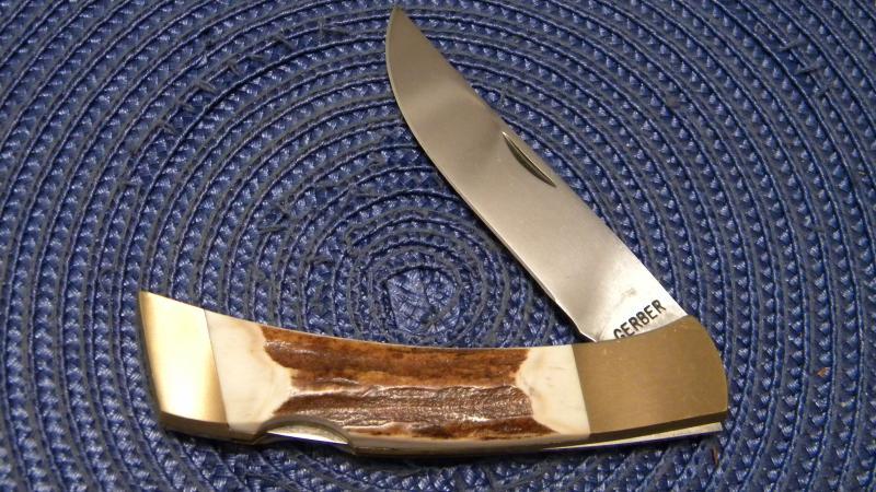 Gerber Portland, OR 97223 USA Stag Folding Sportsman II Lockback Knife