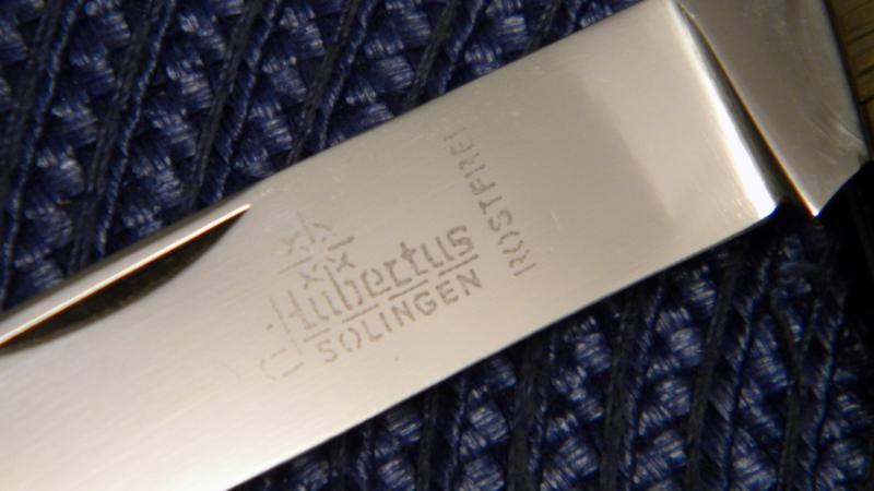 Hubertus Solingen Germany Rostfrei Stag Lockback Knife