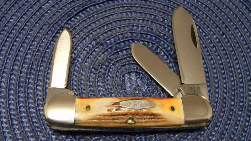 Case XX SS USA 9 Dot (1981) Stag 53131 SSP Canoe Knife