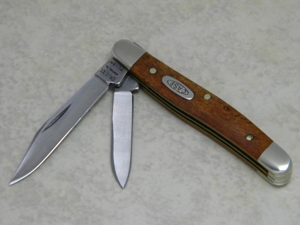 Case XX Bradford PA USA 1990 Curly Maple 7227 SS Small Jack Knife