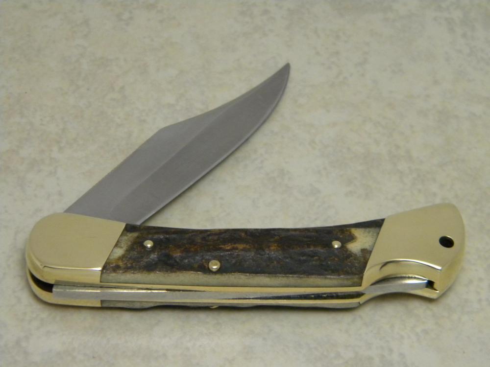 Puma Germany Stainless Stag 905 Duke Folding Lockback Knife c.1981