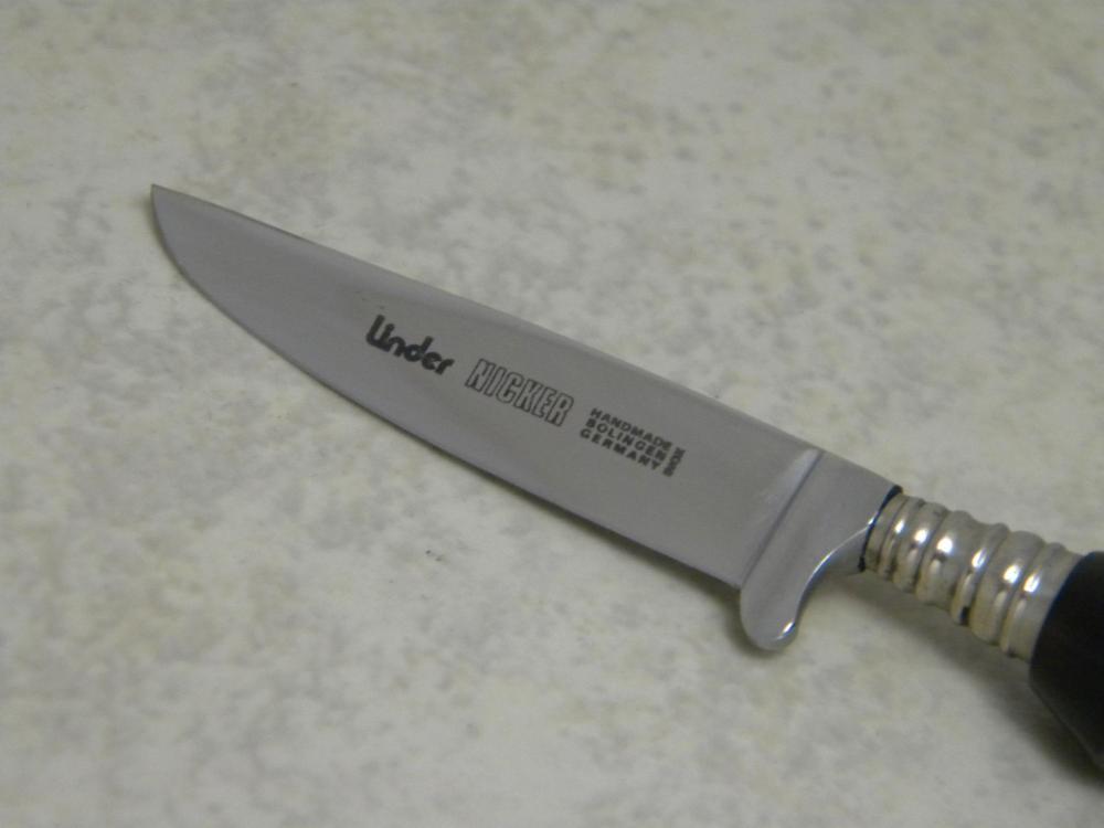 Linder Nicker Solingen Germany Horn Tiny Fixed Blade Sheath Knife