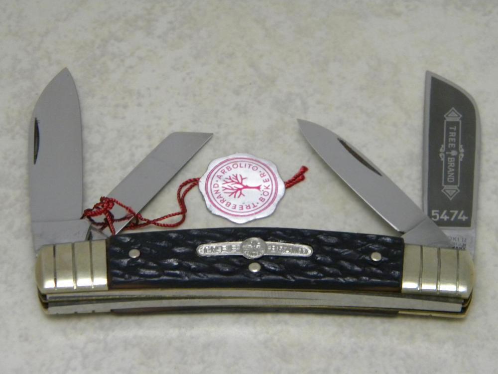 Boker Solingen Germany Tree Brand Black 4 Blade 5474 Large Congress ...