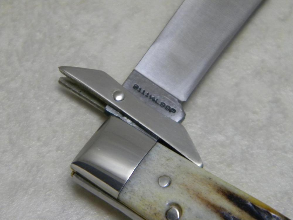 Case XX Stainless USA 3 Dot (1977) Stag 5111 1/2 Blue Scroll Cheetah ...