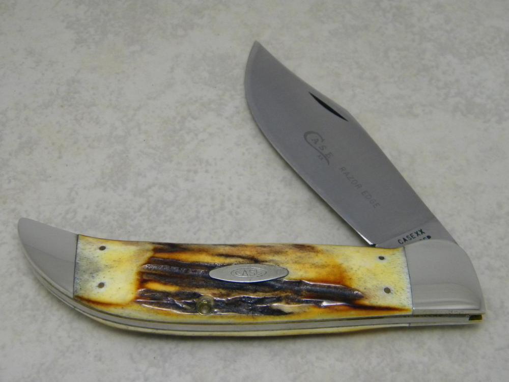Case XX USA 4 Dot (1976) Stag 5172 SSP Razor Edge Clasp Knife