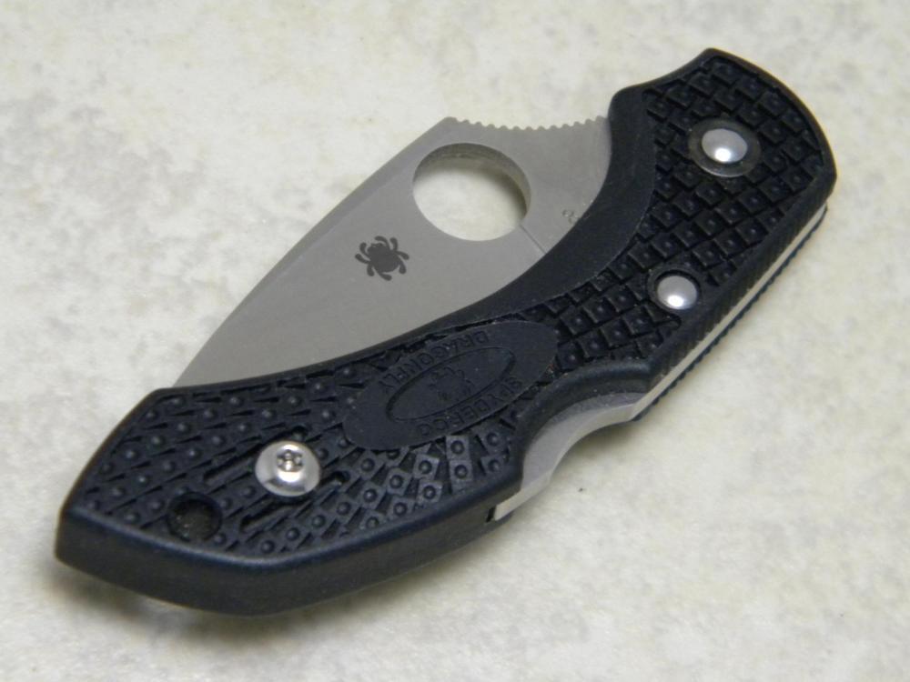 Spyderco VG-10 Seki City Japan C28PBK2 Dragonfly 2 Plain Edge Lockback ...