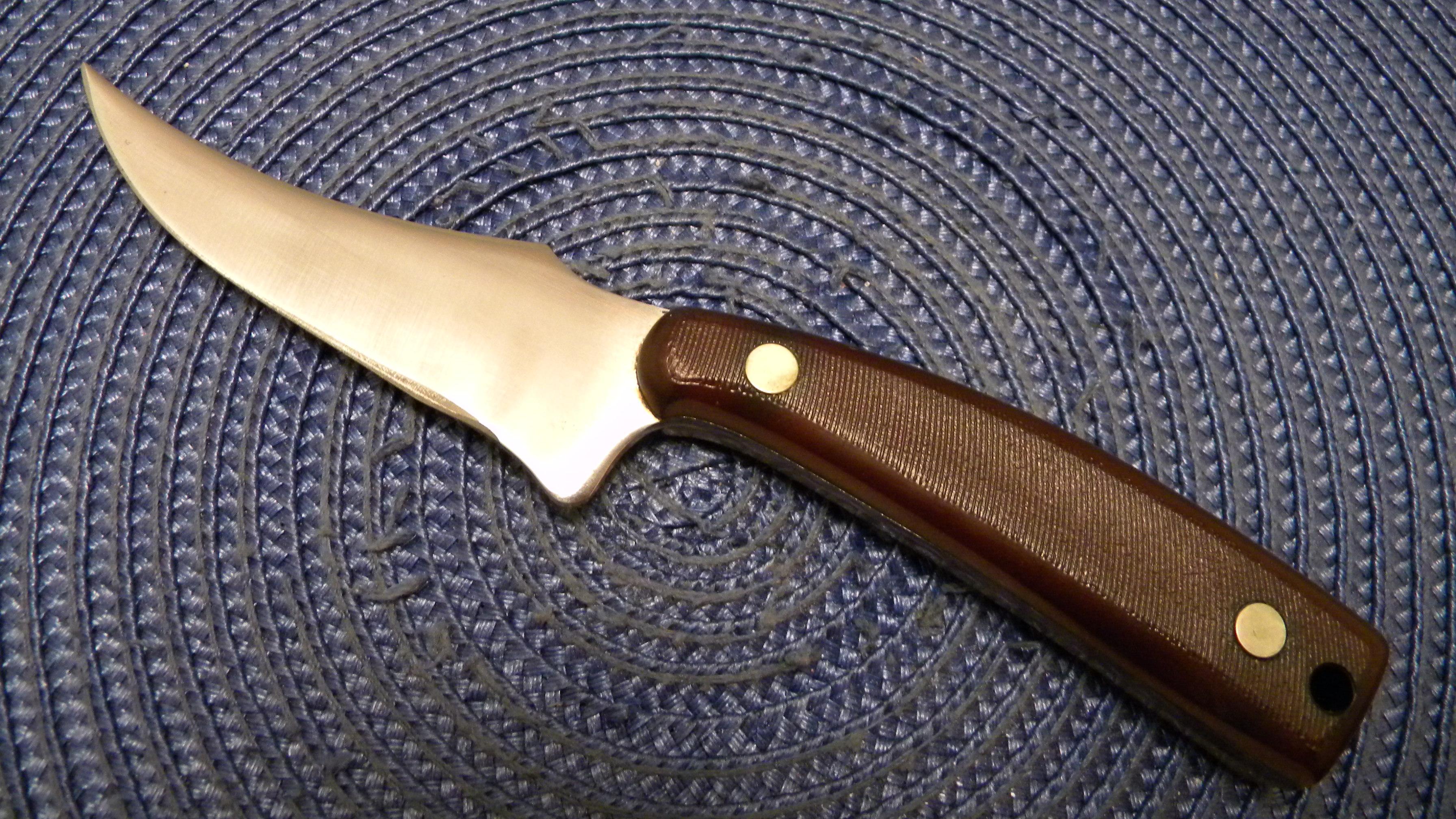 Schrade USA 152OT Old Timer Sharp Finger Fixed Blade Knife w/Sheath